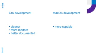 macOS Development - an iOS Developer’s Perspective | PPT