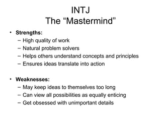 INTJ | PPT
