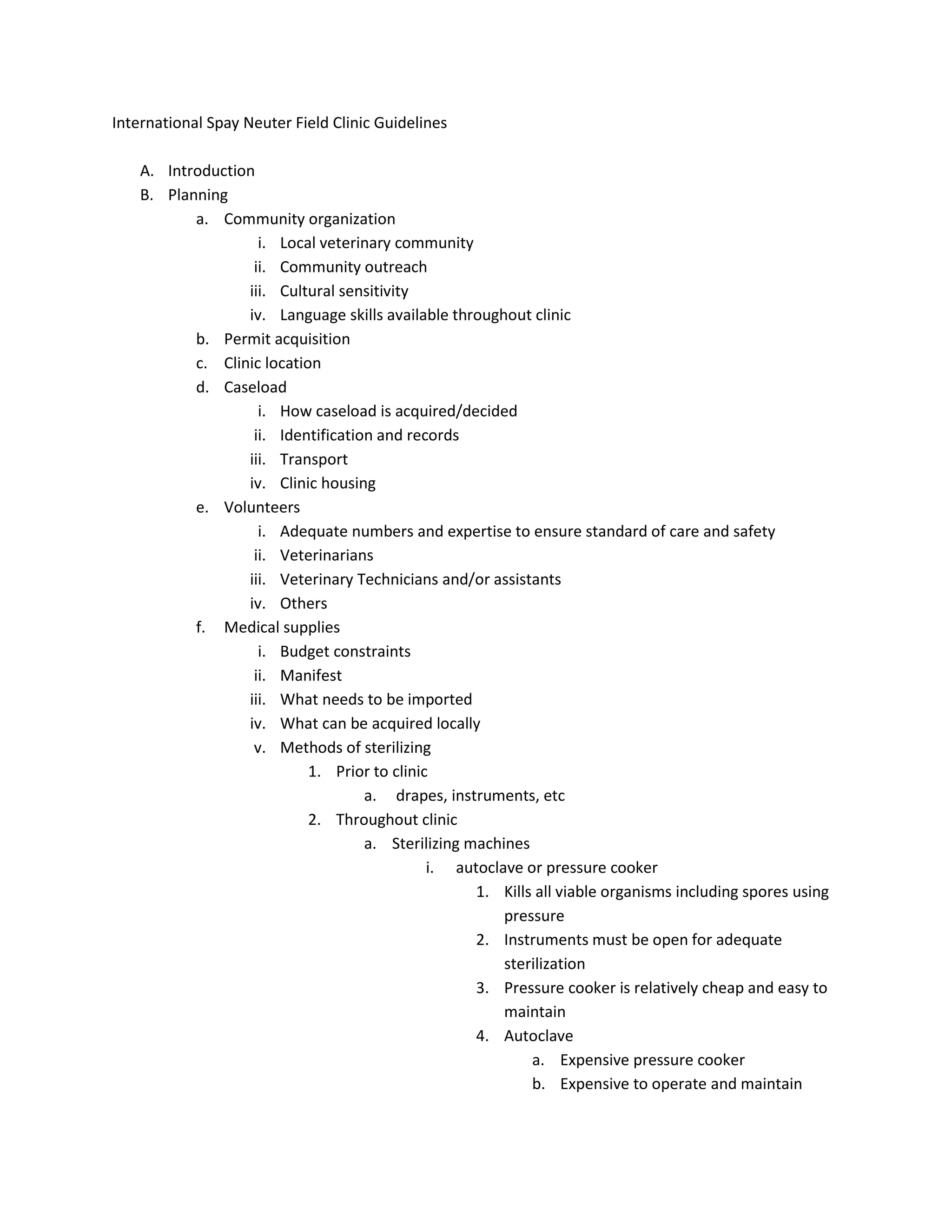Intl Field Spay & Neuter Guidelines | DOCX