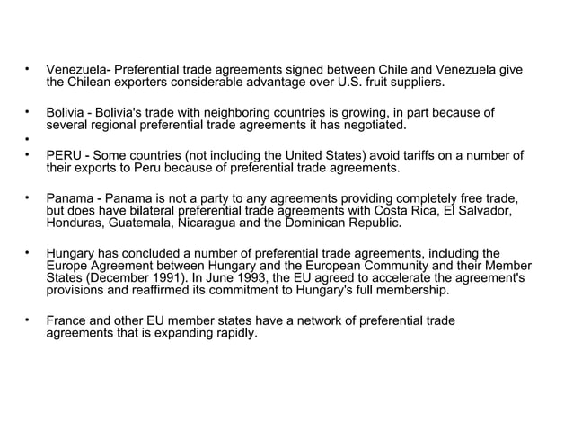 Preferential trade agreement | PPT