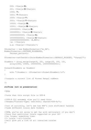 "Internationalisation with PHP and Intl" source code | PDF