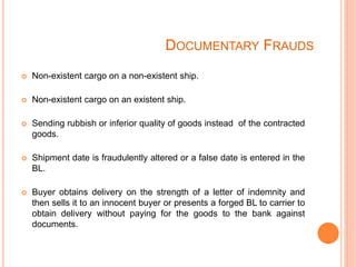 Int'l Trade & Frauds | PPTX