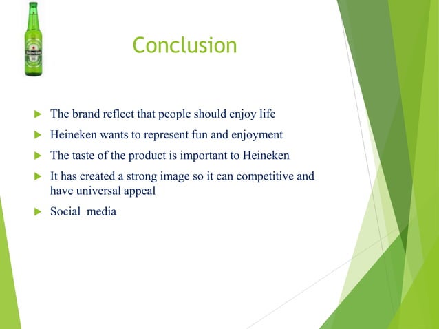 Heineken: International Marketing presentation brand equity | PPTX