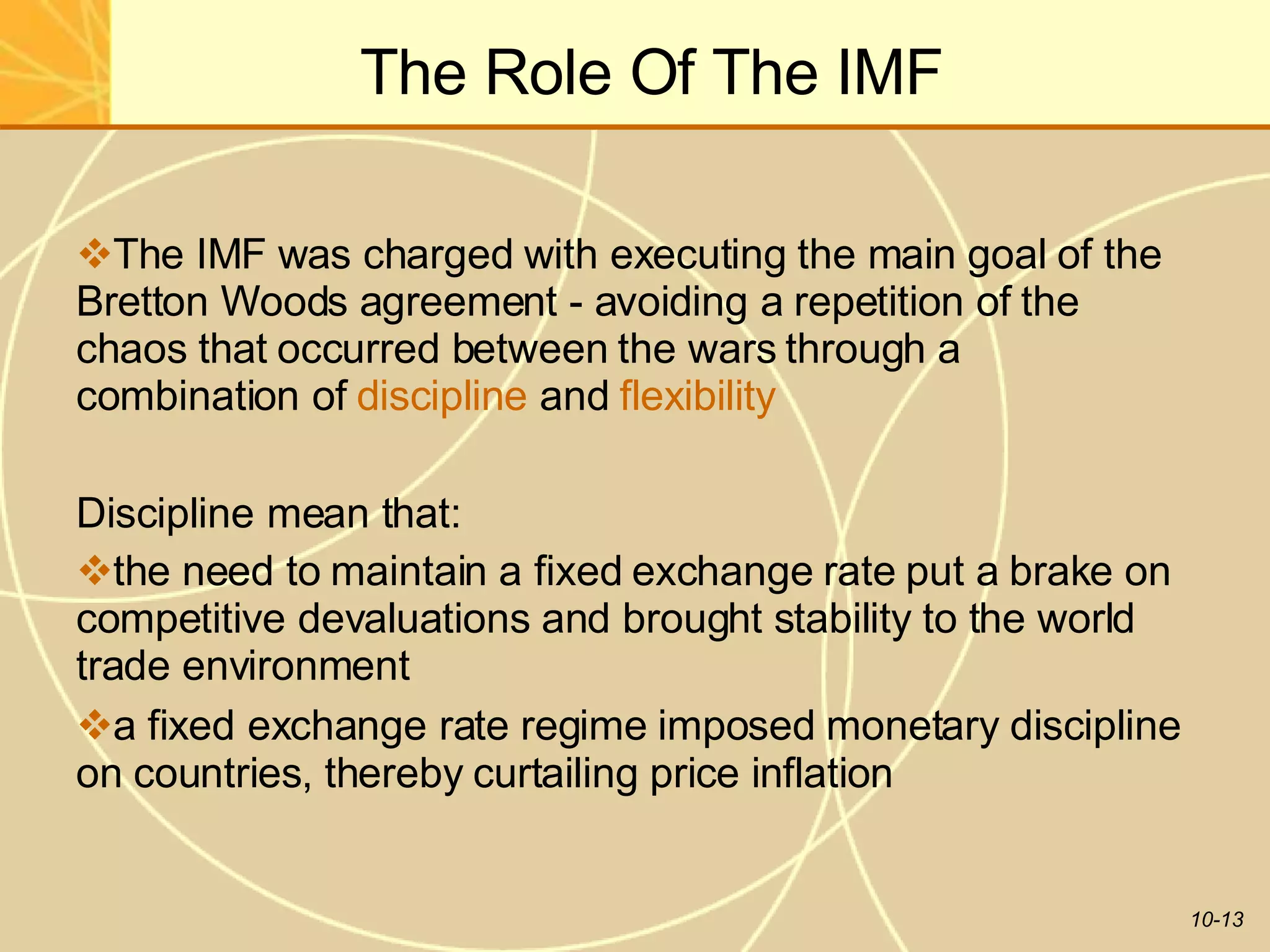 Chapter 10 International Monetary System | PPTX