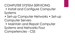 grade 11 introduction to TVL/ICT/CSS ppt | PPTX