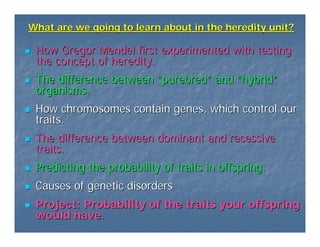 Introducing Heredity | PDF