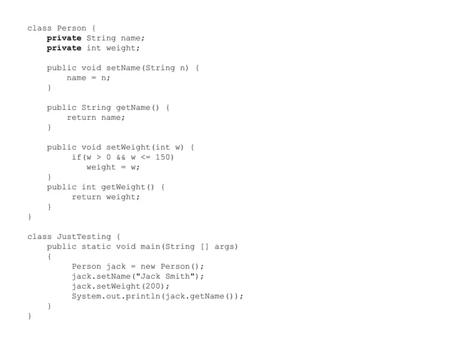 Object Oriented Programming with Java | PPT