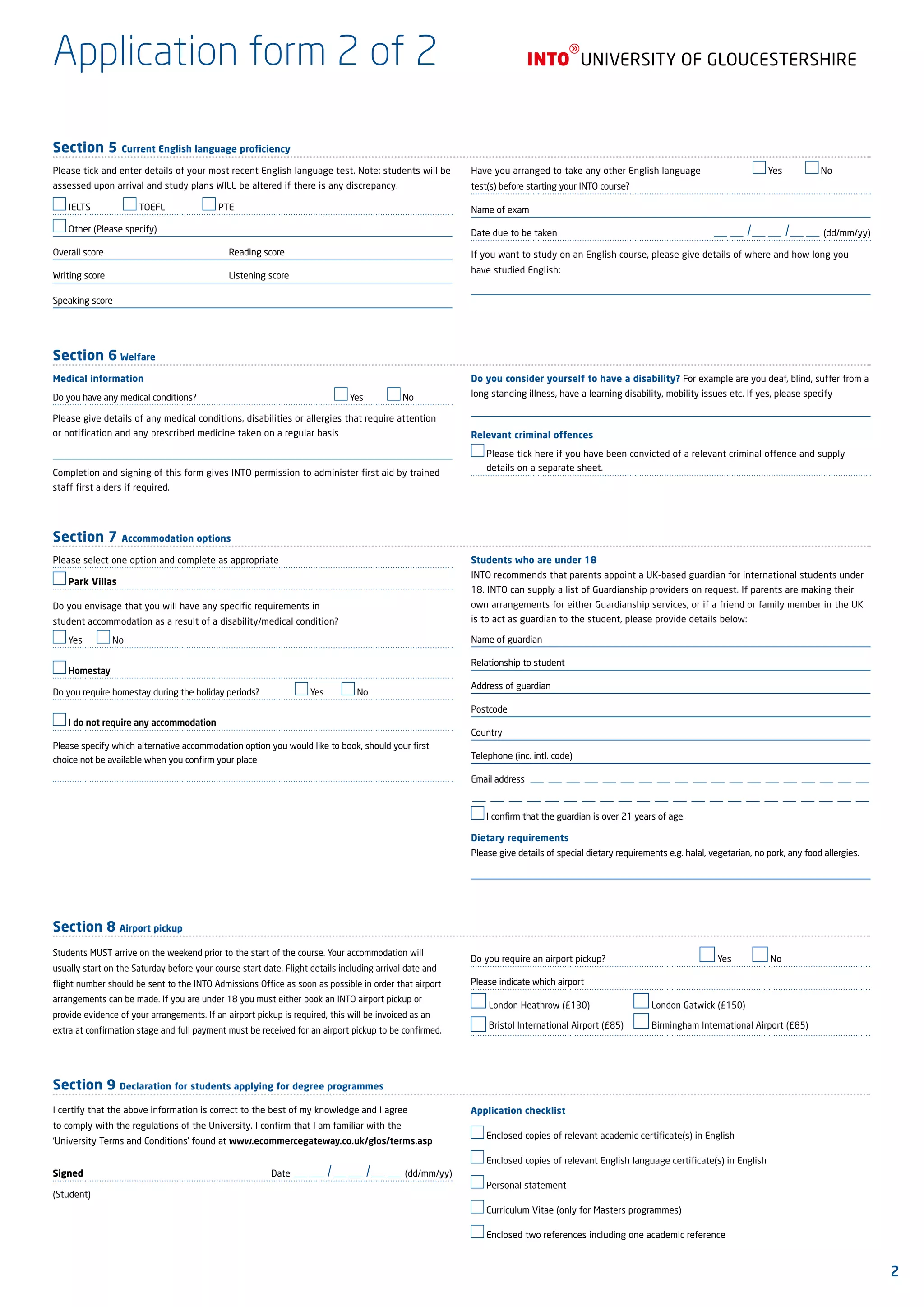 University of gloucestershire Into university-of-gloucestershire-application-form | PDF ...