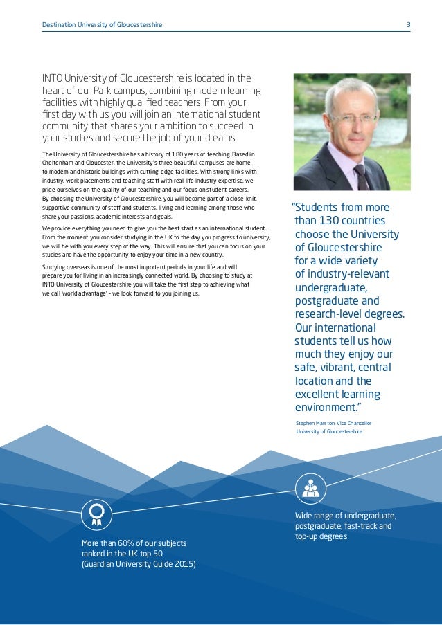 University of gloucestershireInto uog-brochure-2015-16-v2 | PDF | Undergraduate Education ...