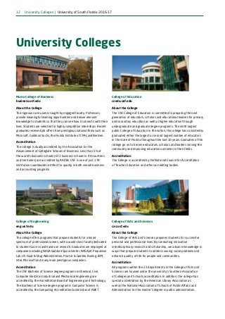 University of South Florida brochure-2016-17 | PDF