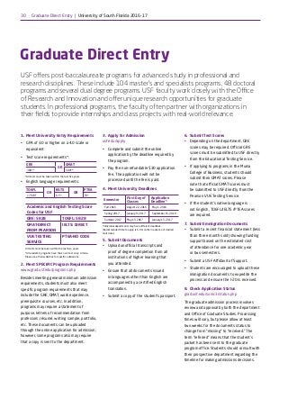 University of South Florida brochure-2016-17 | PDF