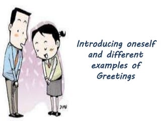 Intoducing oneself | PPTX