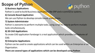 Why Python in required in Civil Engineering | PPTX