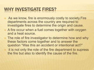 Intoduction and brief analysis of arson | PPTX