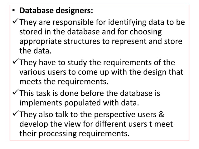 Intoduction- Database Management System | PPT