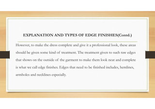 INTRODUCTION TO EDGE FINISHES | PDF