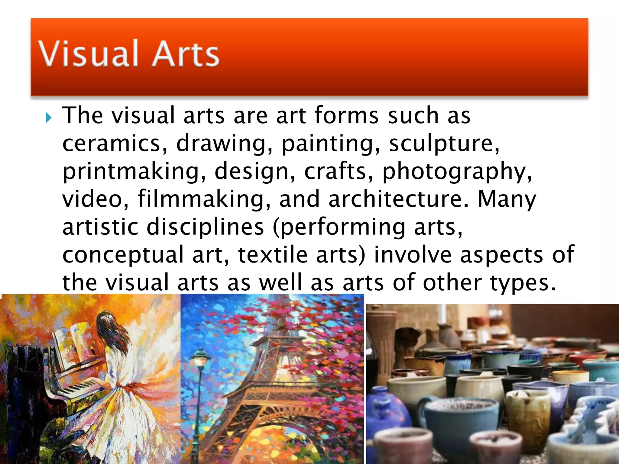 Introduction to fine arts,performance, visual,world culture & Foreign ...