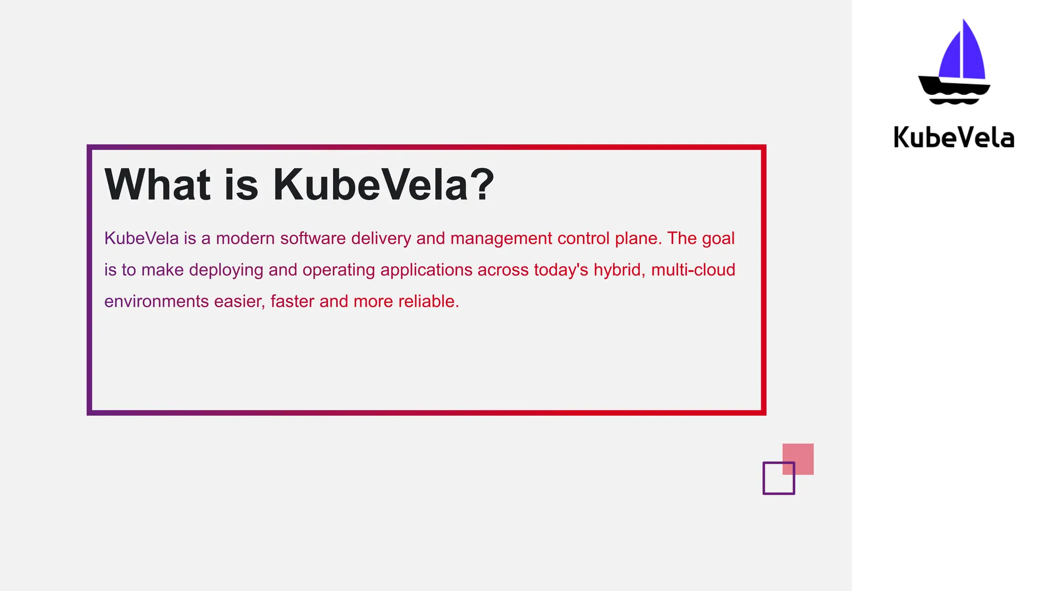 Intoduction to KubeVela Presentation (DevOps) | PPT