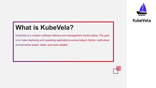 Intoduction to KubeVela Presentation (DevOps) | PPT