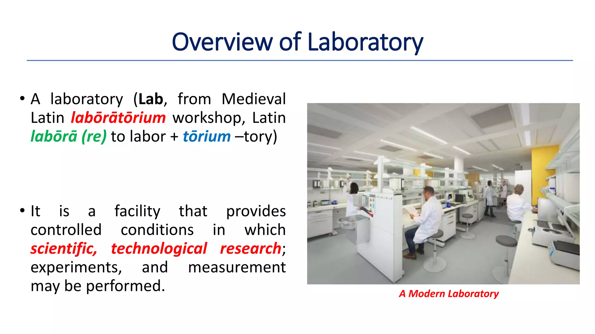 Intoduction to Laboratory Safety Rules | PPTX