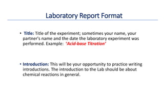 Intoduction to Laboratory Safety Rules | PPTX