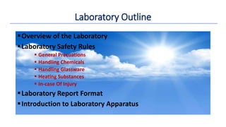 Intoduction to Laboratory Safety Rules | PPTX