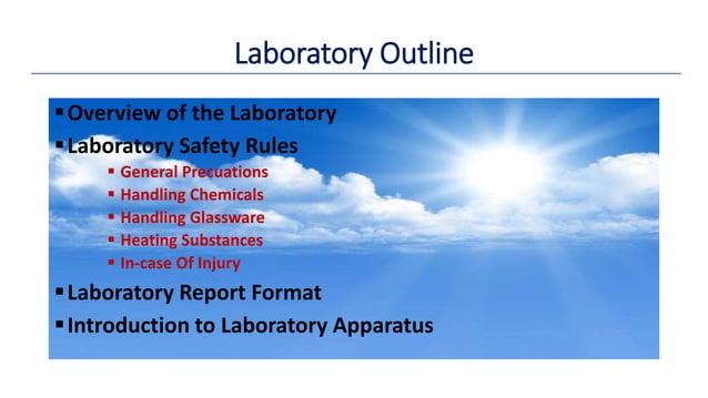 Intoduction to Laboratory Safety Rules | PPTX