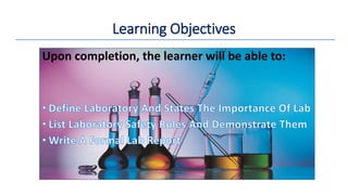 Intoduction to Laboratory Safety Rules | PPTX