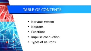 Intoduction to nervous system | PPT