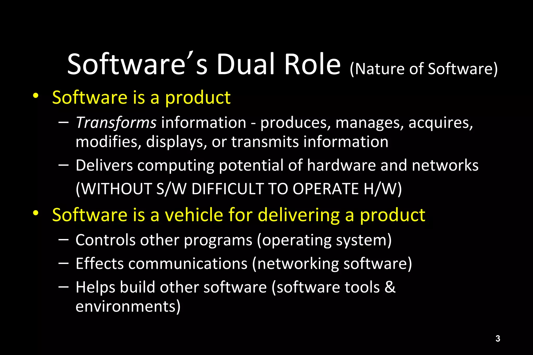 Intoduction to software engineering part 1 | PPT
