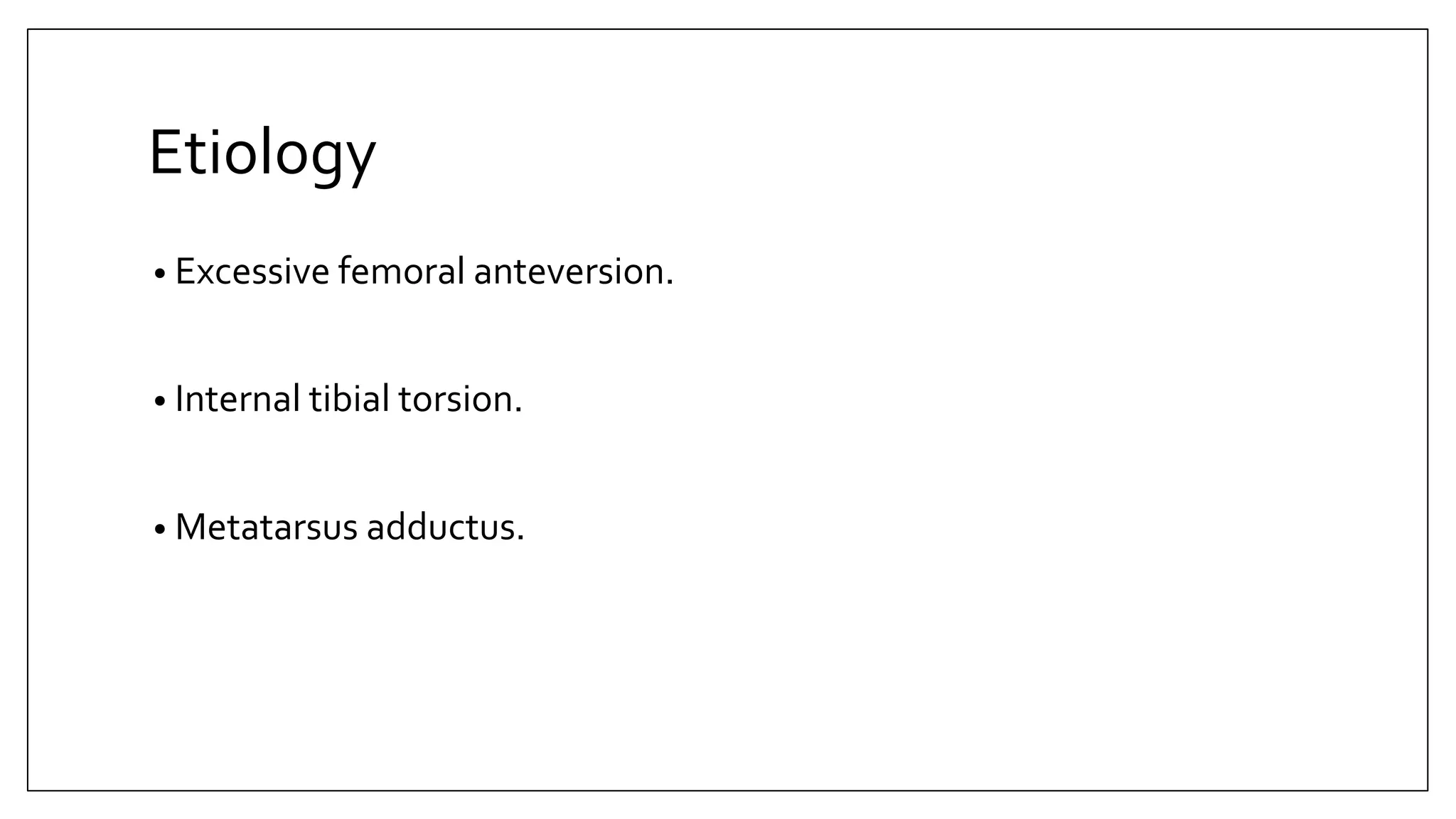 Intoeing gait | PPTX