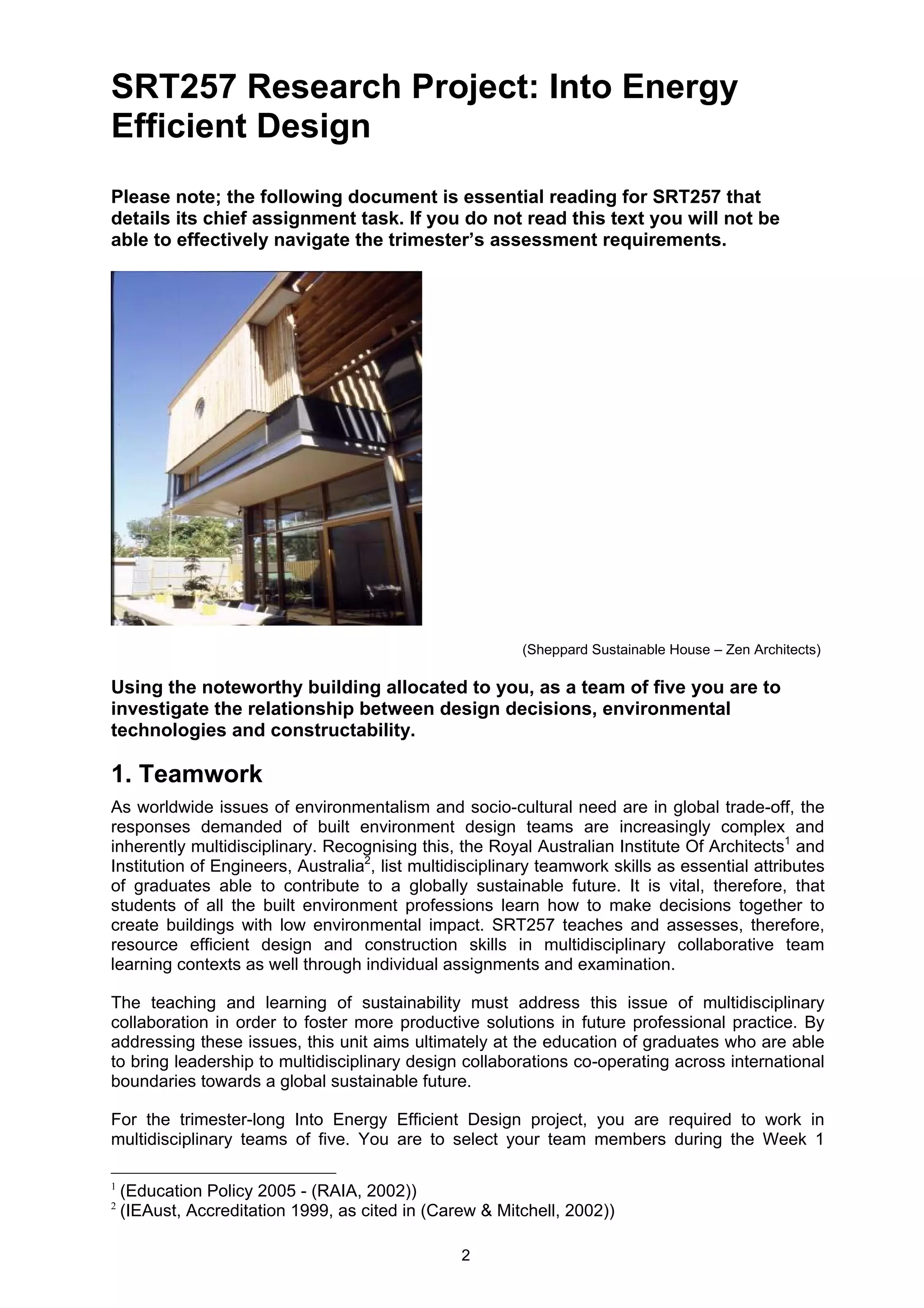 Into engergy efficient design | PDF