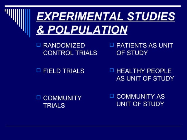INTRO TO EPIDEMIOLOGICAL METHODS | PPT | Biological Sciences | Science