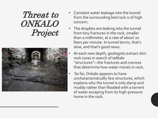 Into infinity (Onkalo Project) | PPT