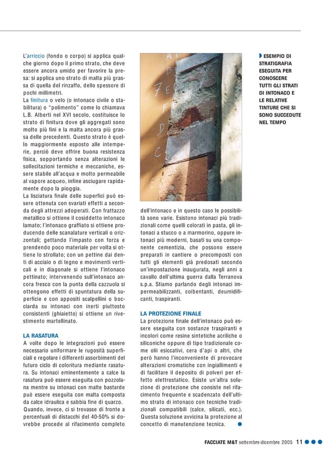 Intonaco in facciata | PDF