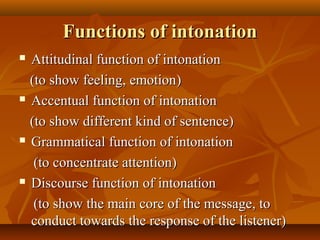 Intonation | PPT