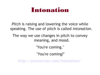 Intonation | PPT