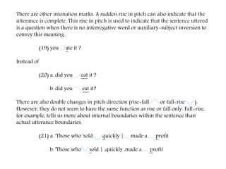 Intonation | PPT