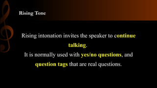 Intonation and its types rules | PPTX