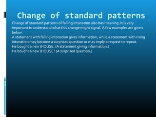 Intonation (Pronunciation) | PPT