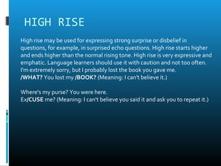 Intonation (Pronunciation) | PPT | Music | Entertainment