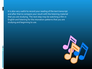 Intonation (Pronunciation) | PPT