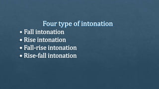 Intonation | PPTX