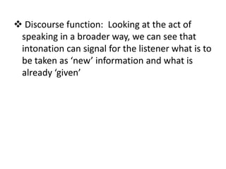 Intonation.definition and functions | PPT