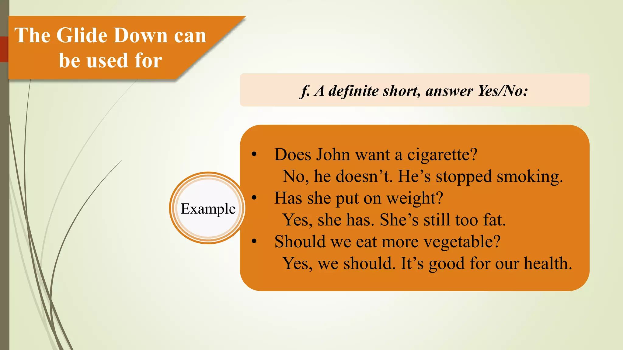 Intonation: How the Basic Tune shapes are used | PPTX