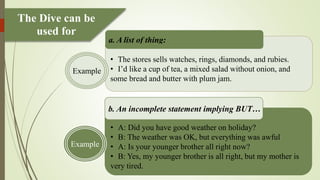 Intonation: How the Basic Tune shapes are used | PPTX