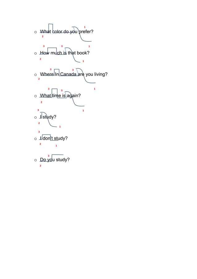 Intonation lines | DOCX