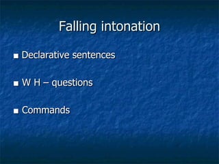 Intonation Report | PPT