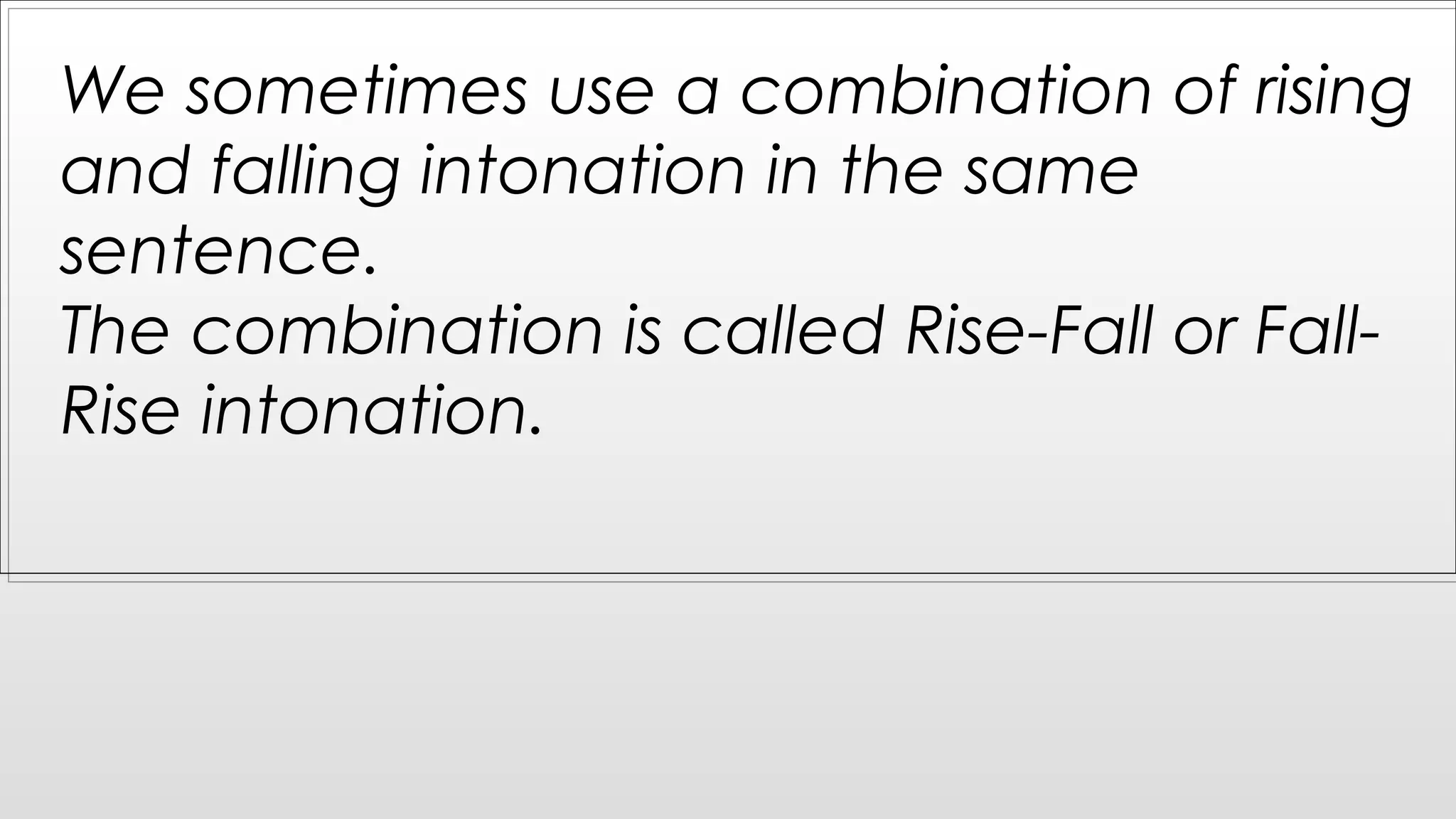 Intonation Rules | PPT