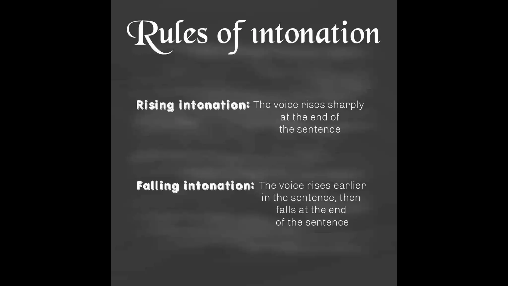 Intonations - Rising and Falling intonation | PPT